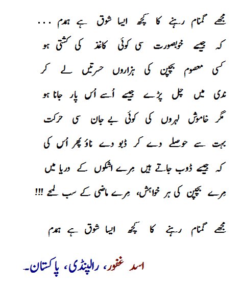 Dareechah-e-Nigaarish - Asad Ghafoor